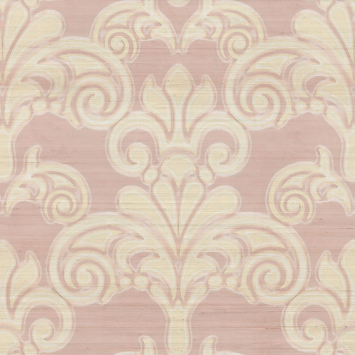 The Mural Source Damask 3 Rose 81677